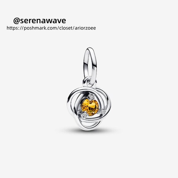 Pandora | Jewelry | Pandora Honey Eternity Circle Dangle Charm | Poshmark